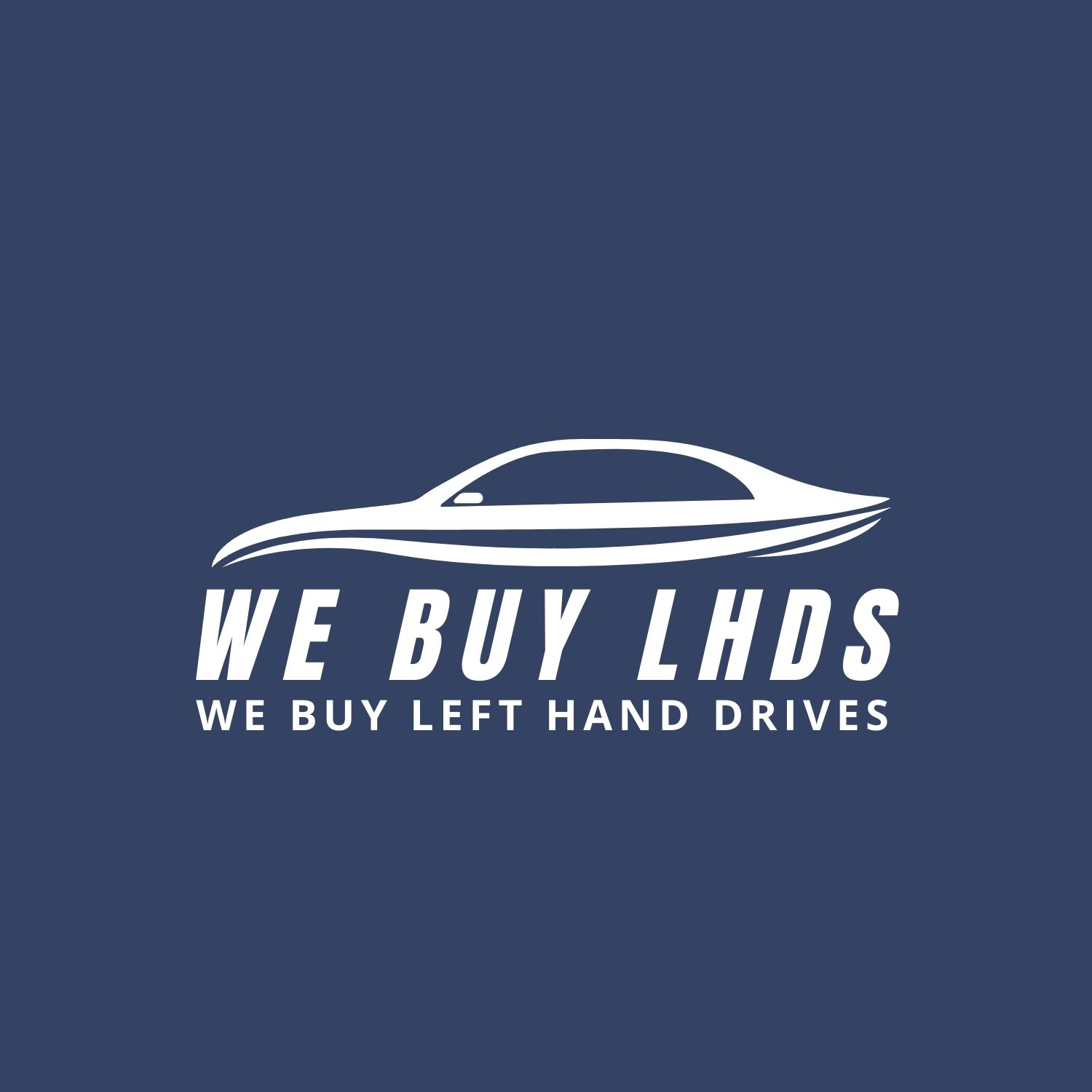 we buy left hand drive cars LOGO | We Buy Left Hand Drives
